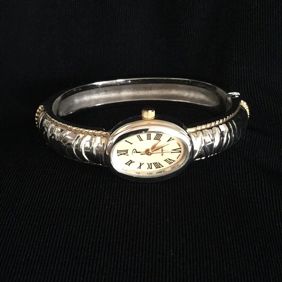 PL | Accessories | Vintage Pl Womens Quartz Bangle Watch | Poshmark